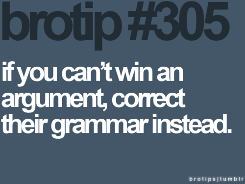 A Vanity's Love Affair: Brotip #305