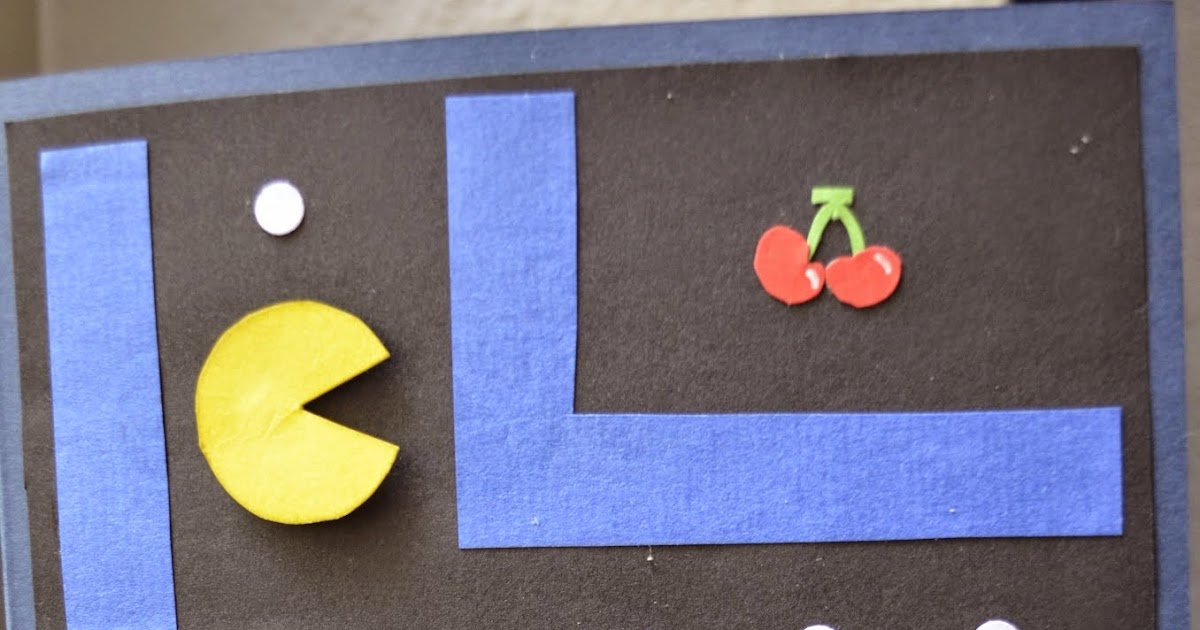 Pacman Birthday Card ~ Stuff and Spice