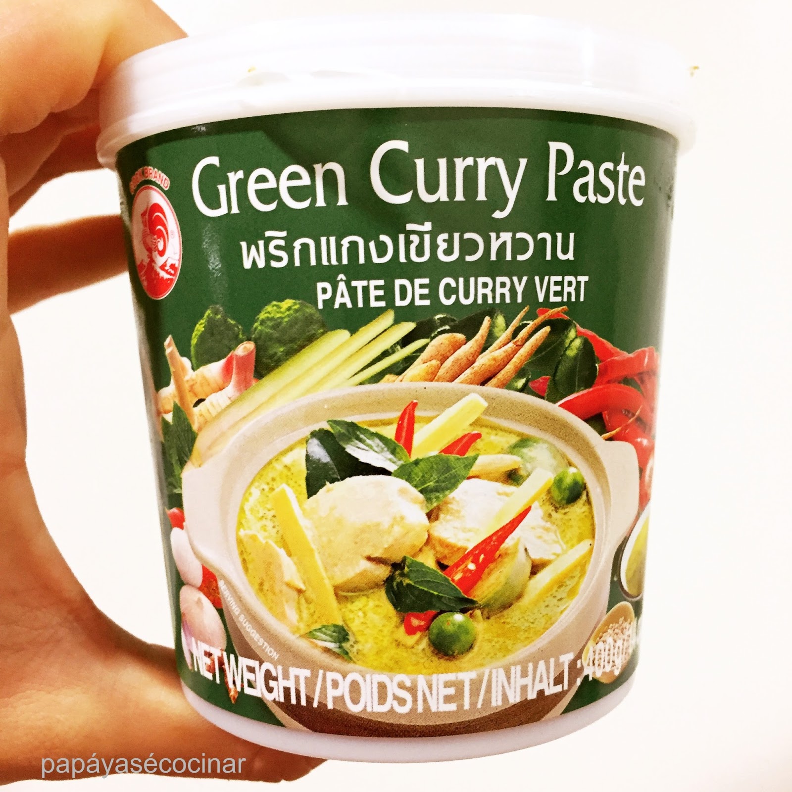 ¡Papá, ya sé cocinar!: Curry verde de pollo tailandés