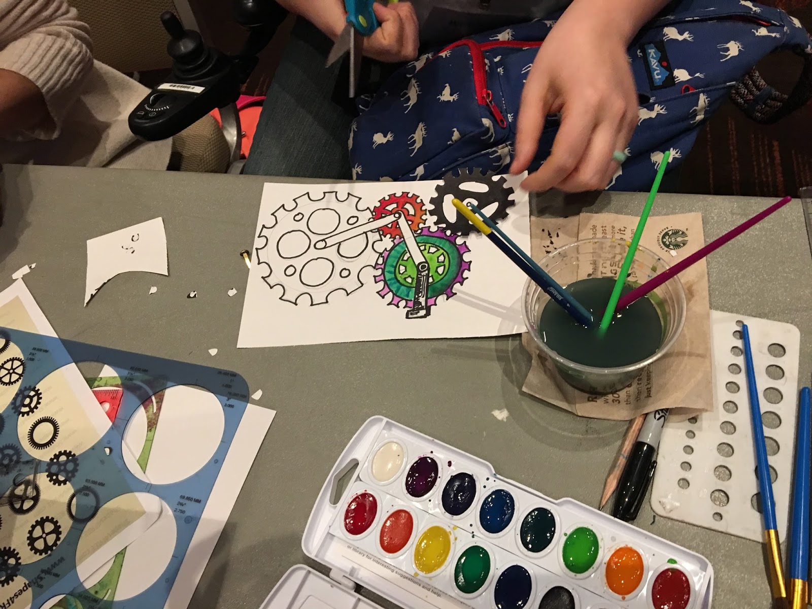 Art Room Blog: STEAM 3rd Grade Gears Lesson Workshop at NAEA 17