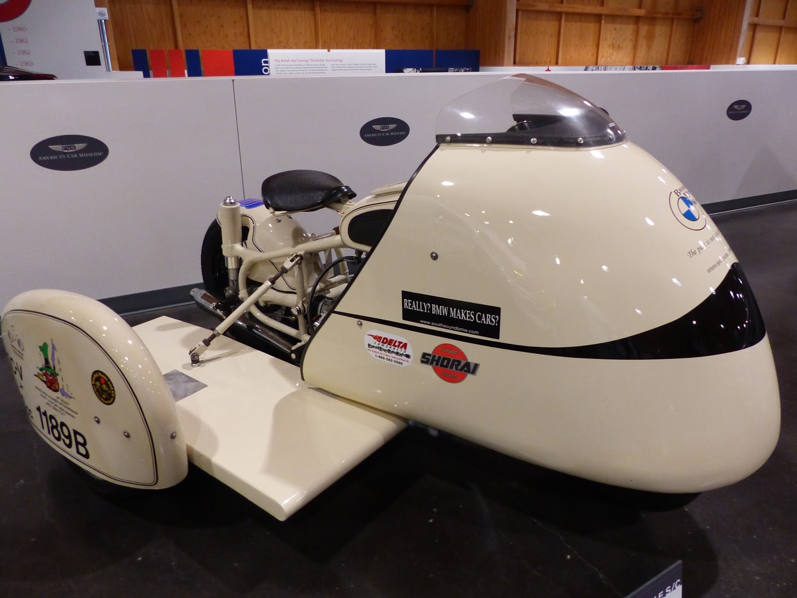 OldMotoDude: 1955 BMW 500cc Super Charged Land Speed Side Car Racer on ...