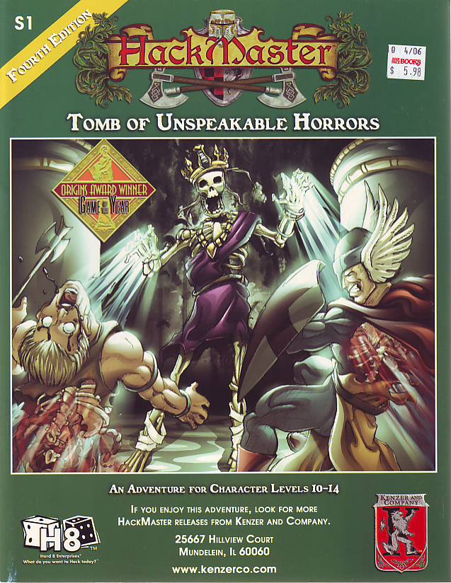 Quag Keep: HackMaster: S1- Tomb of Unspeakable Horror