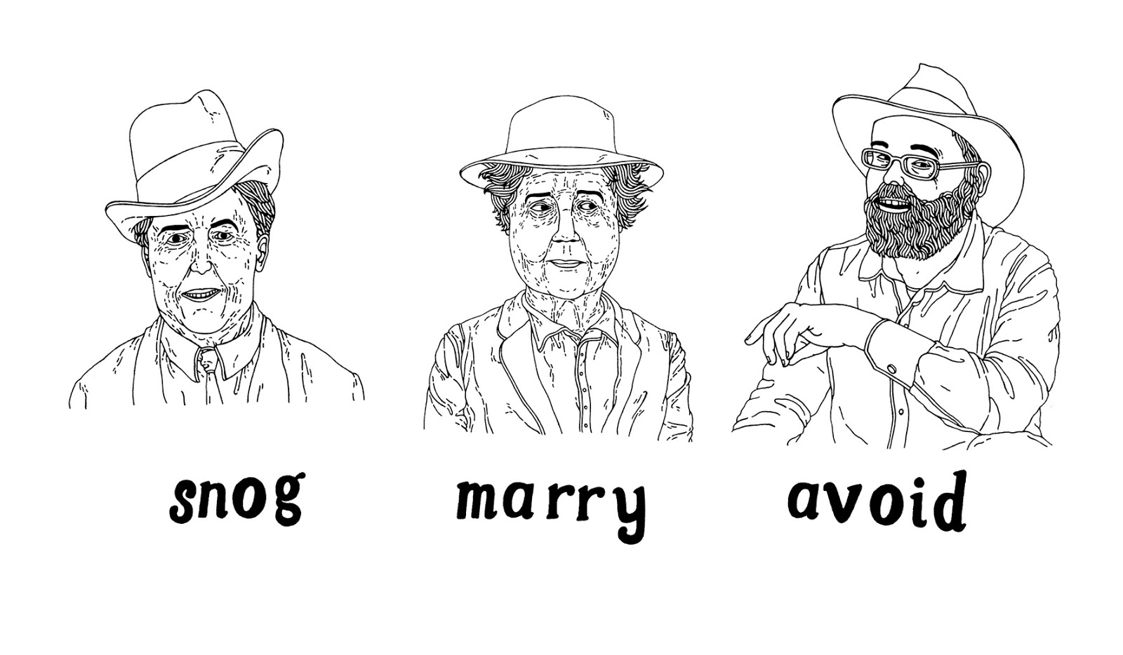 Ollie Stone Illustration by Ollie Stone: Snog, marry, avoid - The ...