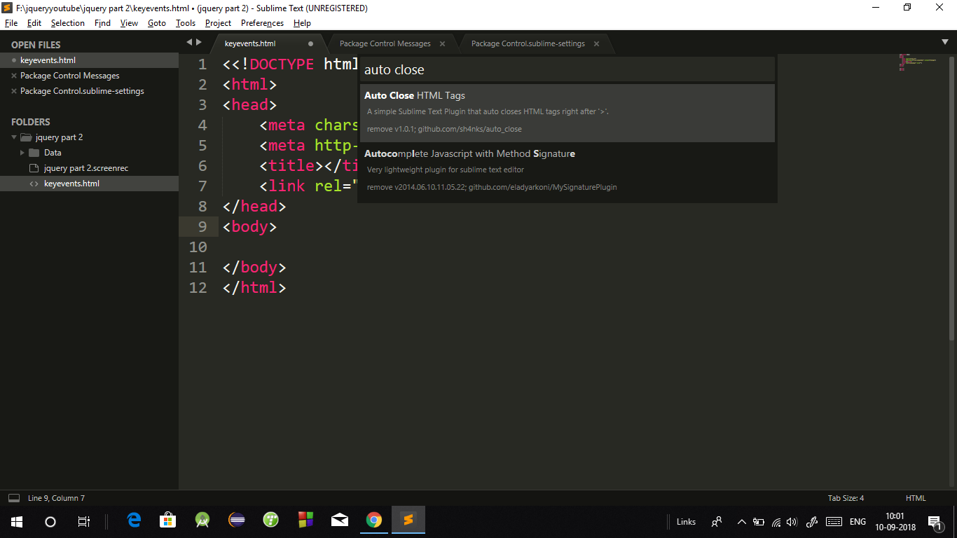 Html And Css Autocomplete Plugin In Sublime Text 3 Thapatechnical 0622