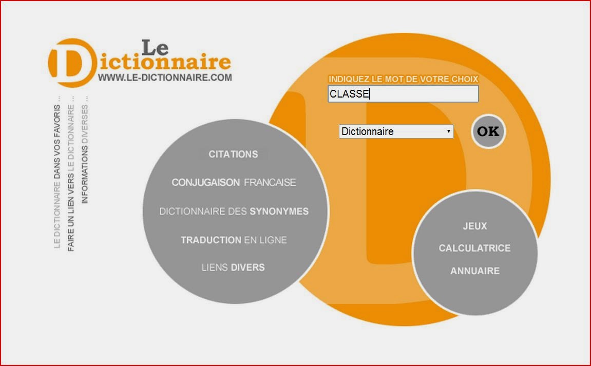 A l'école Buissonière: Nos Dictionnaires sur internet