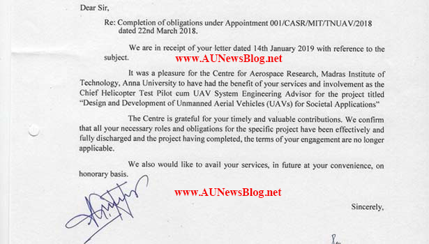 Anna University sends appreciation letter to Thala Ajith Kumar