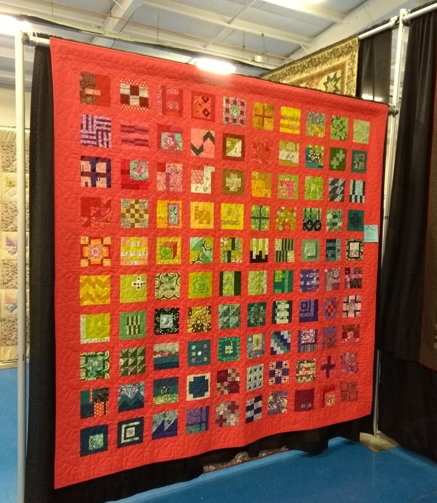 Quilting at the Cro's Nest: #100days100blocks....almost a real quilt