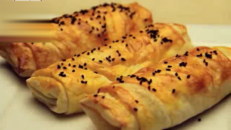 Turkish food: Crispy Turkish Pastry with Feta Cheese