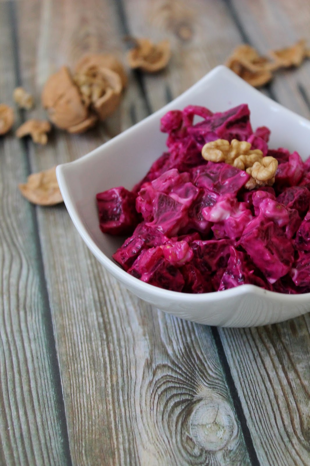 Salade de betteraves aux noix