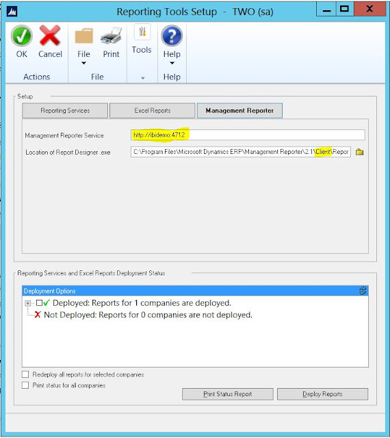 Redbeard's Blog: Dynamics GP 2015 Management Reporter Integration Features