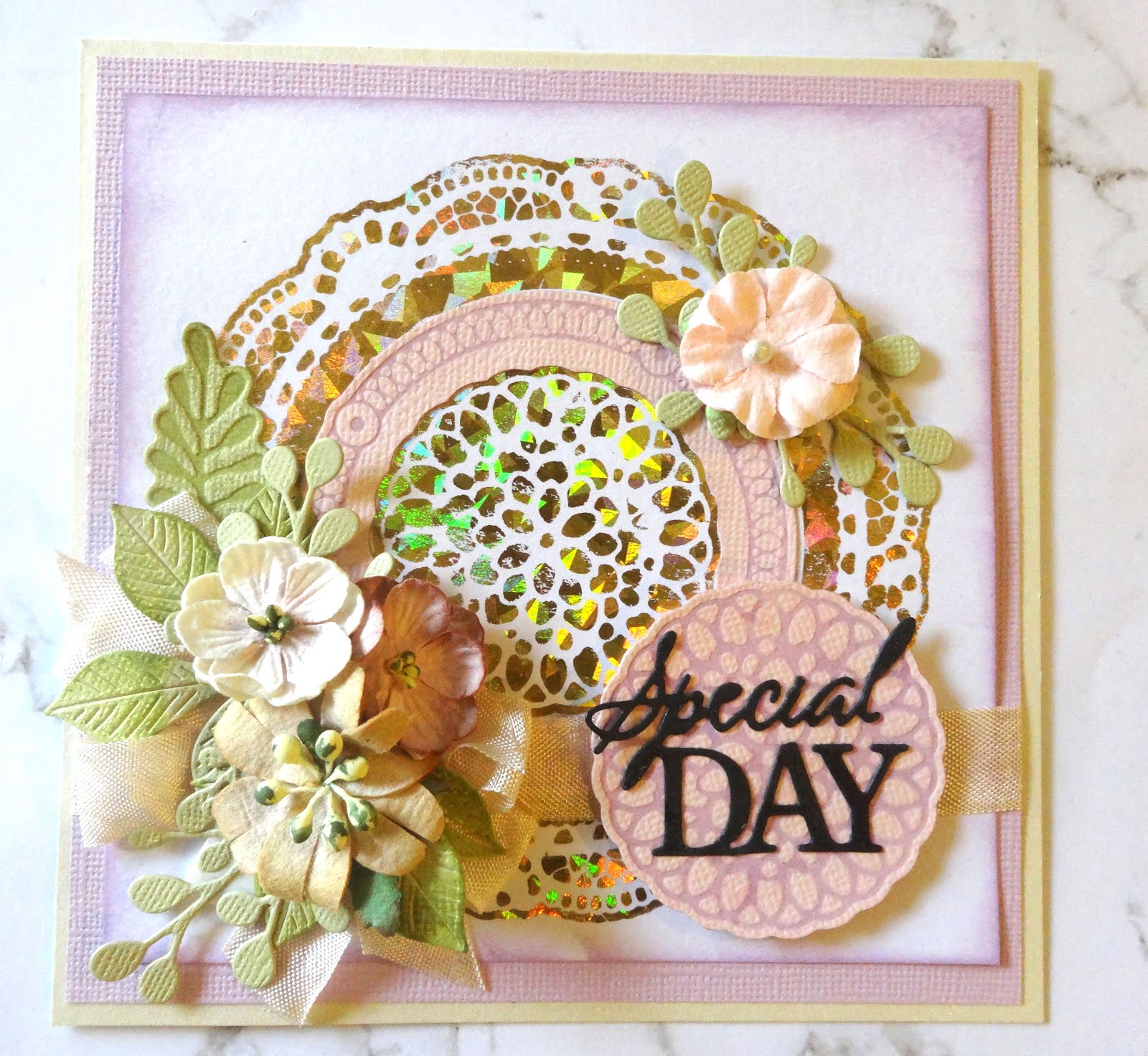 Lacey Framed cards - 3 ways with Adriana - Couture Creations