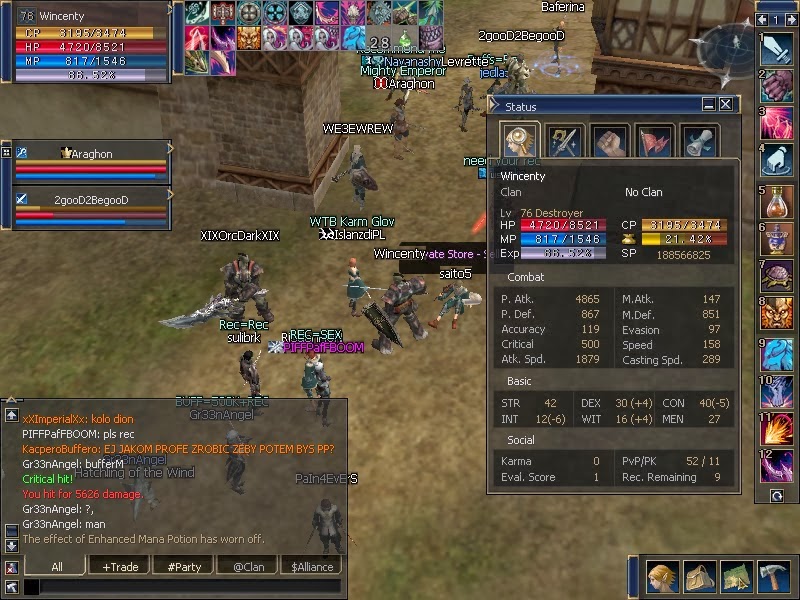 Lineage 2 - best mmo ever: Devastated Castle & random Treasure Hunter ...