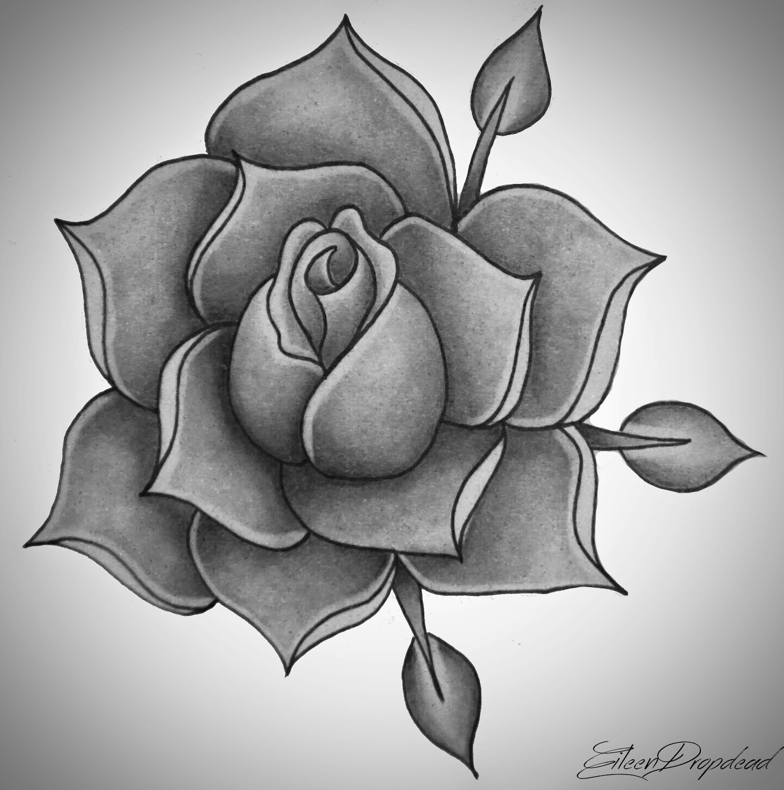 Portfolio: Old School Rose And Lotus Combined In One