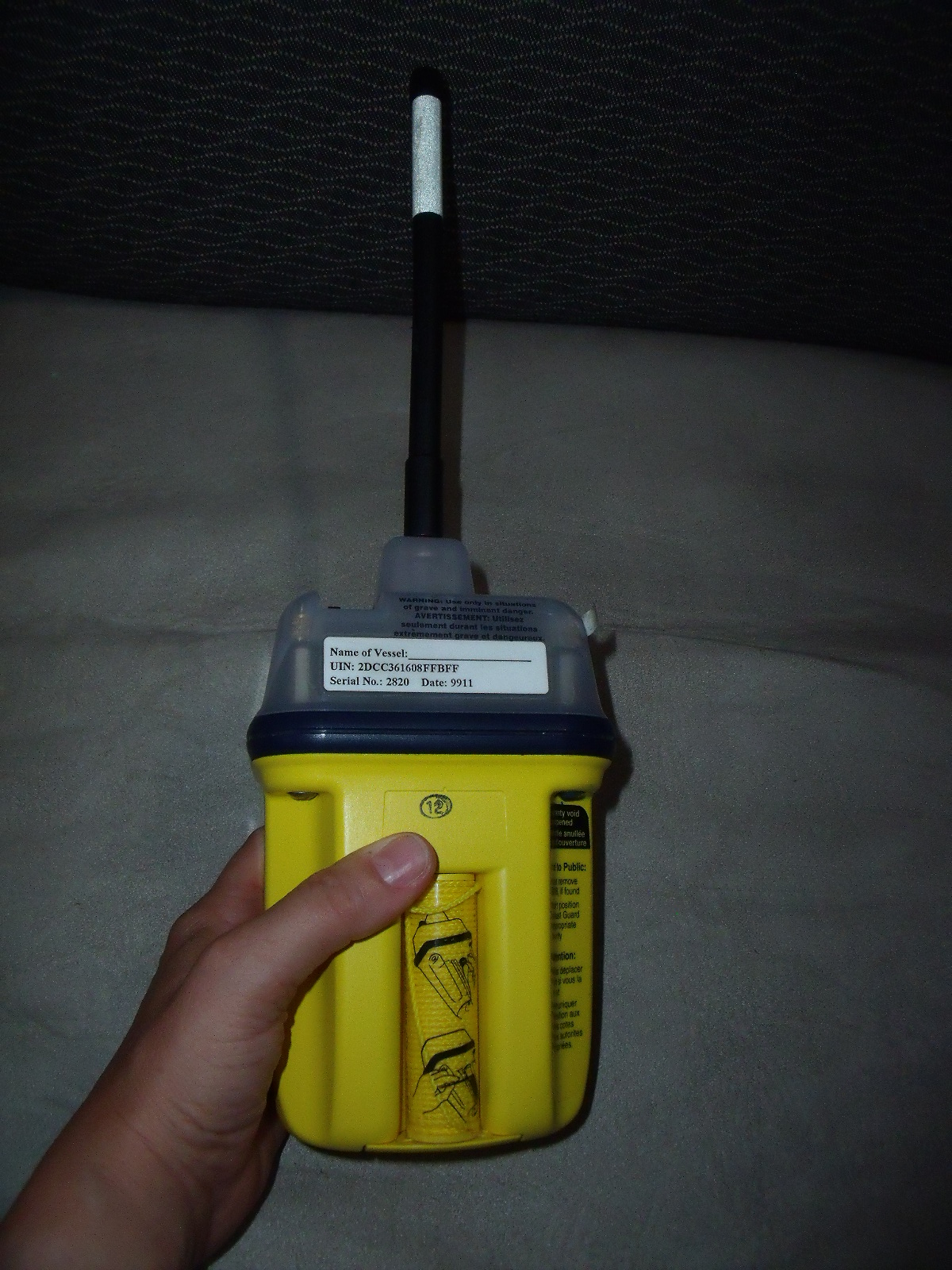 Wildcat Sailorgirl: EPIRB Battery Replacement