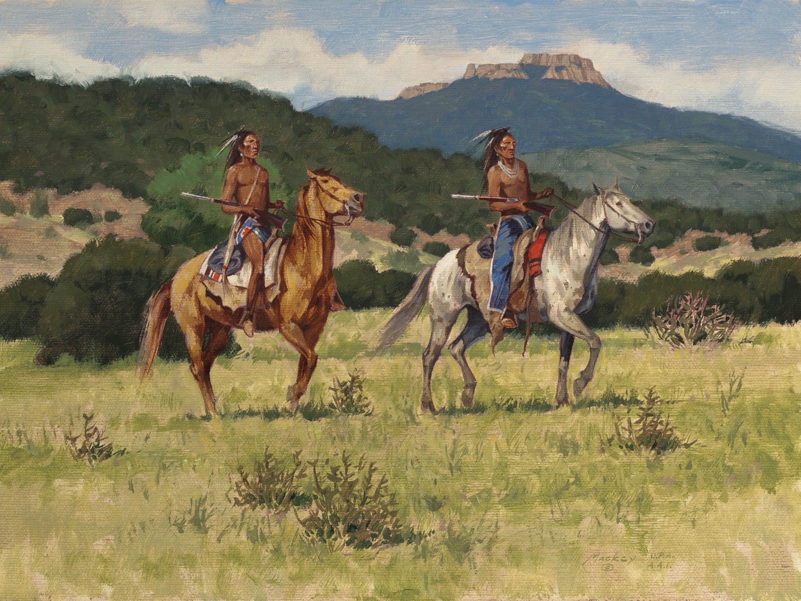 American Art Invitational: National Acclaimed Cowboy Artist Kim Mackey, OPA