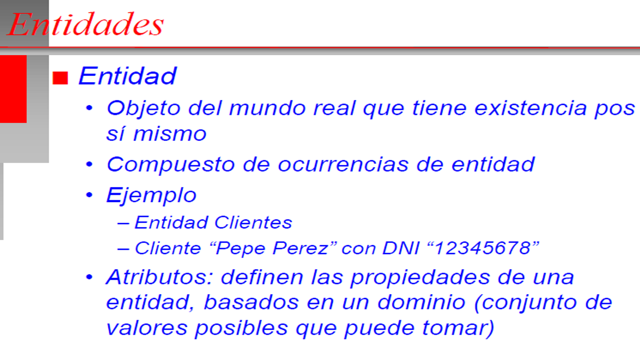 DISEÑO Y ADMINISTRA BASES DE DATOS SIMPLES: Modelo E/R (Entidad Relación)