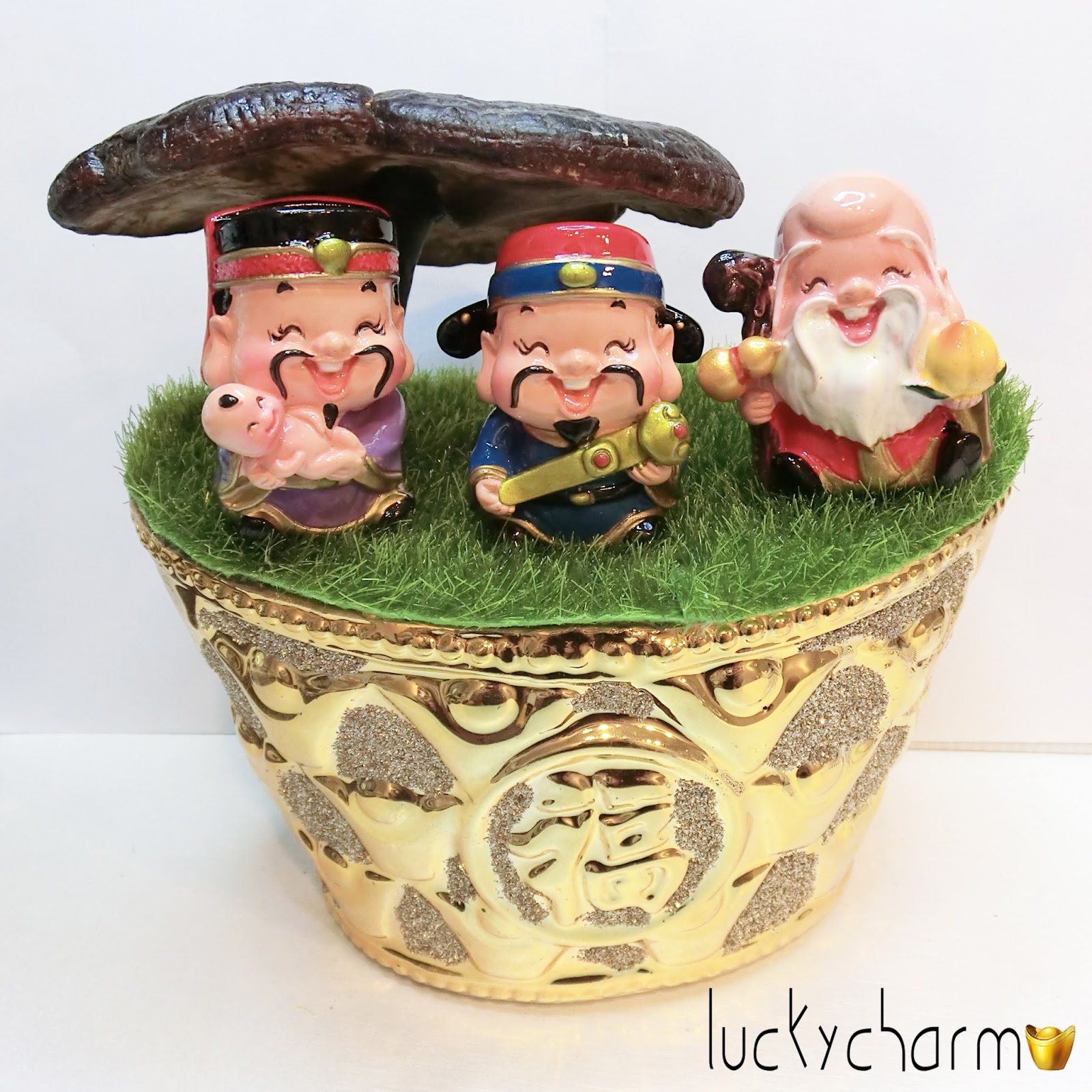 Lucky Charm 幸运屋: Lucky Lingzhi Pot