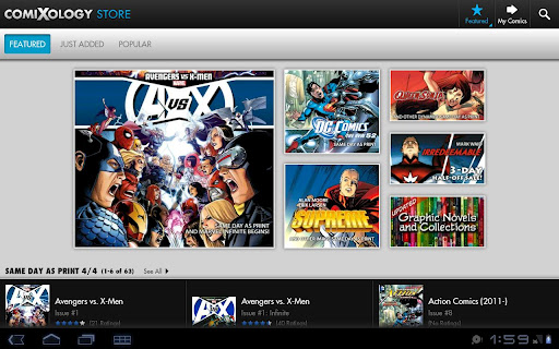 The Geeky Guide to Nearly Everything: [Apps] Comics by comiXology (Android)