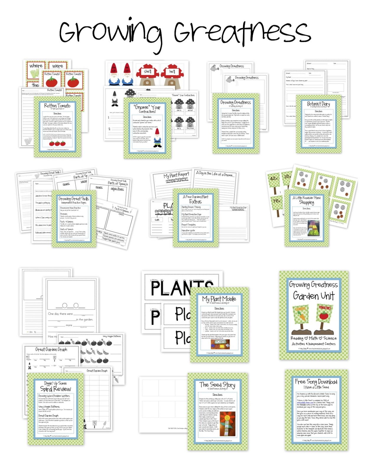 GROW GREATNESS - NEW GARDEN/PLANT UNIT - Teacher Idea Factory