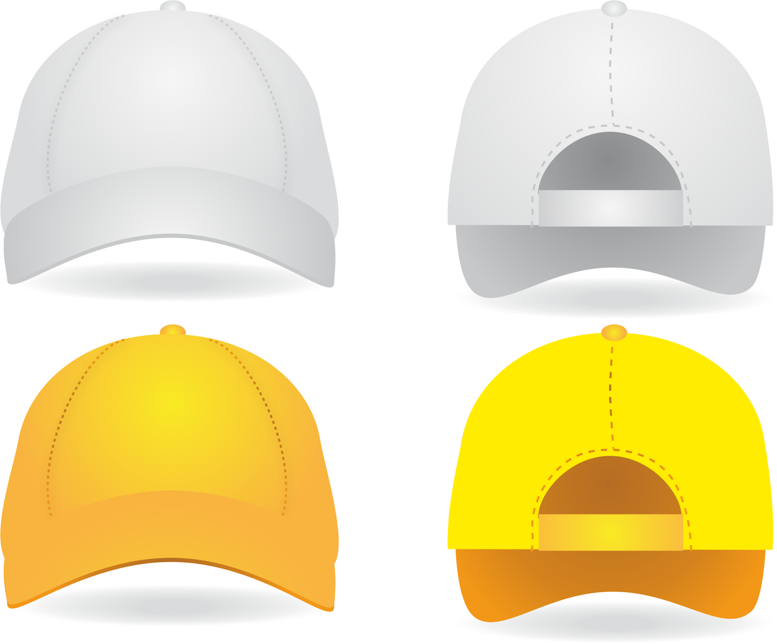 Modelo de Boné vetorizado - Vetores Download