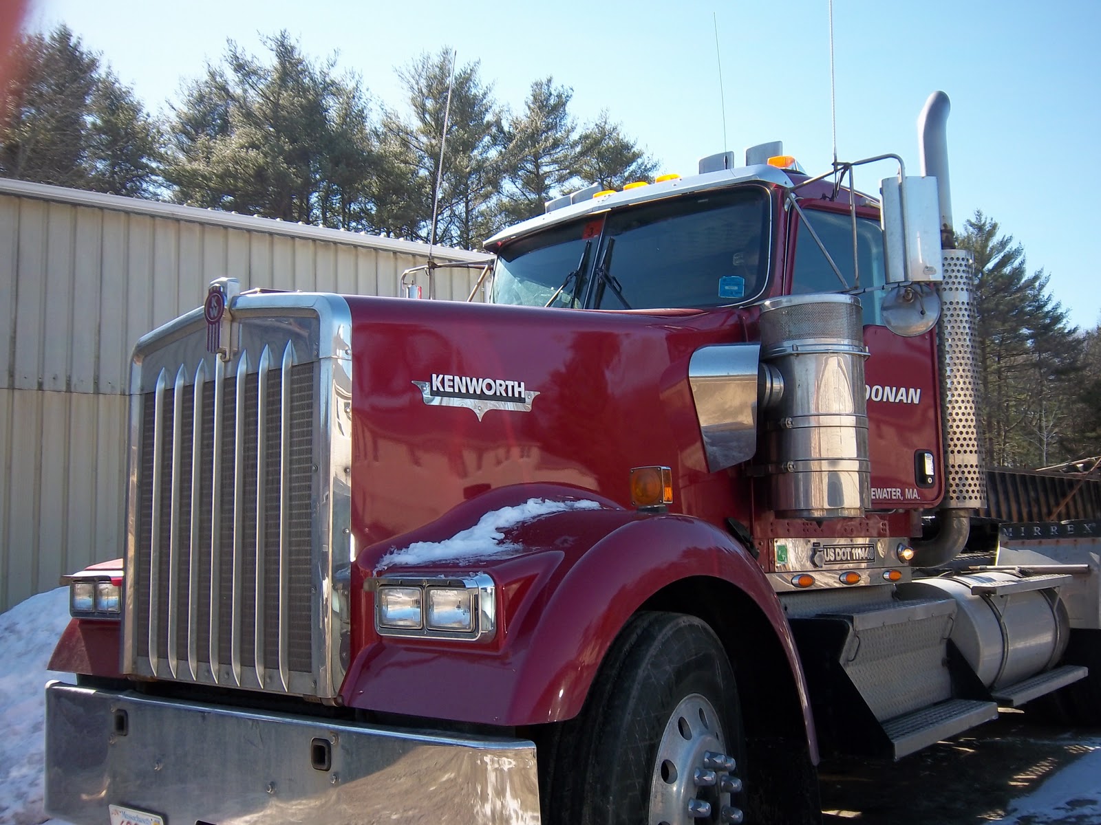 2007 w900l kenworth: w900l red kenworth for sale