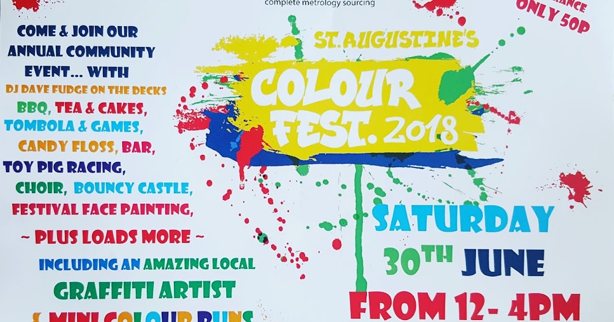 St Augustine of Canterbury: St Augustine's COLOURFEST 2018