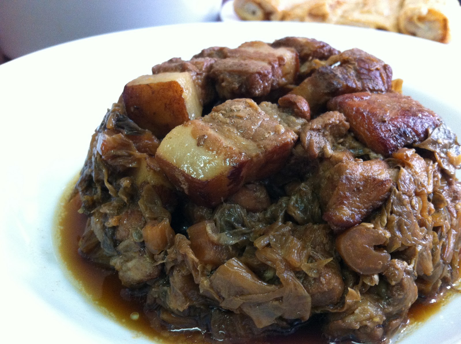 Confessions of a Weekend Cook: Braised Pork Belly with Preserved ...