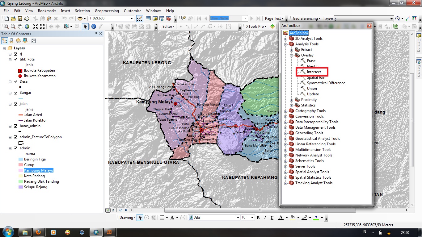 Zepoint Studio: Latihan Overlay (Intersect) untuk Peta Kesesuaian Lahan