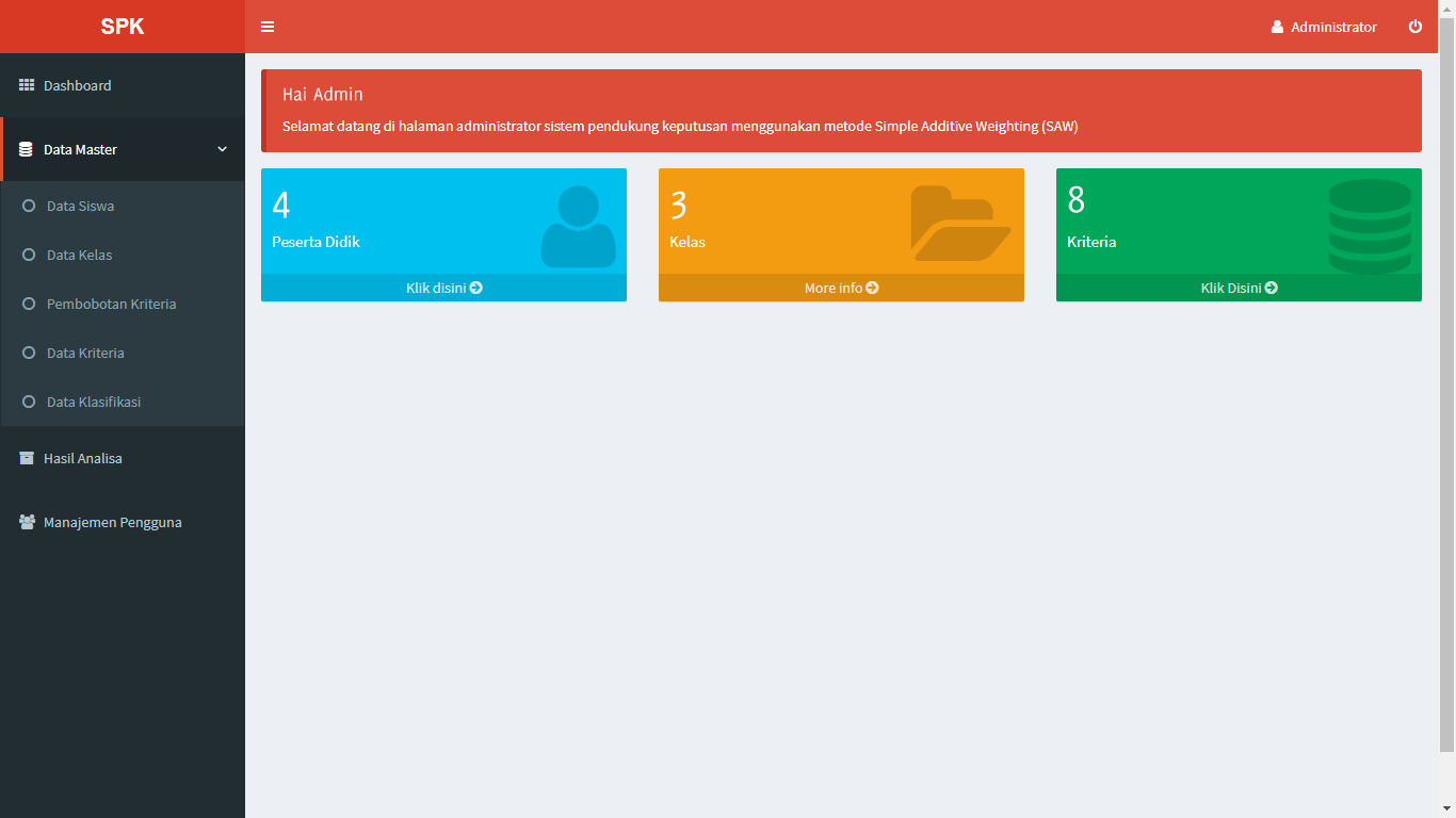 Aplikasi Sistem Pendukung Keputusan Pemilihan Siswa Berprestasi ...