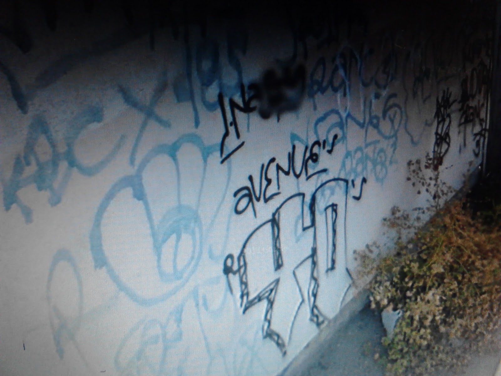 crip gangs graffiti: Rollin 40 crip neighborhood