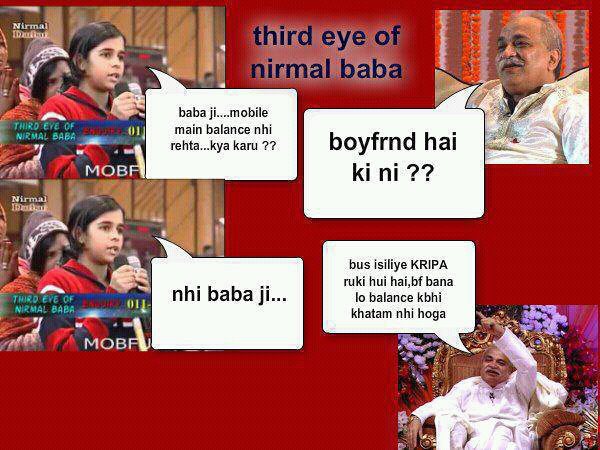 Nirmal Baba SMS Jokes on Third Eye Samagam | SMS 140 Words