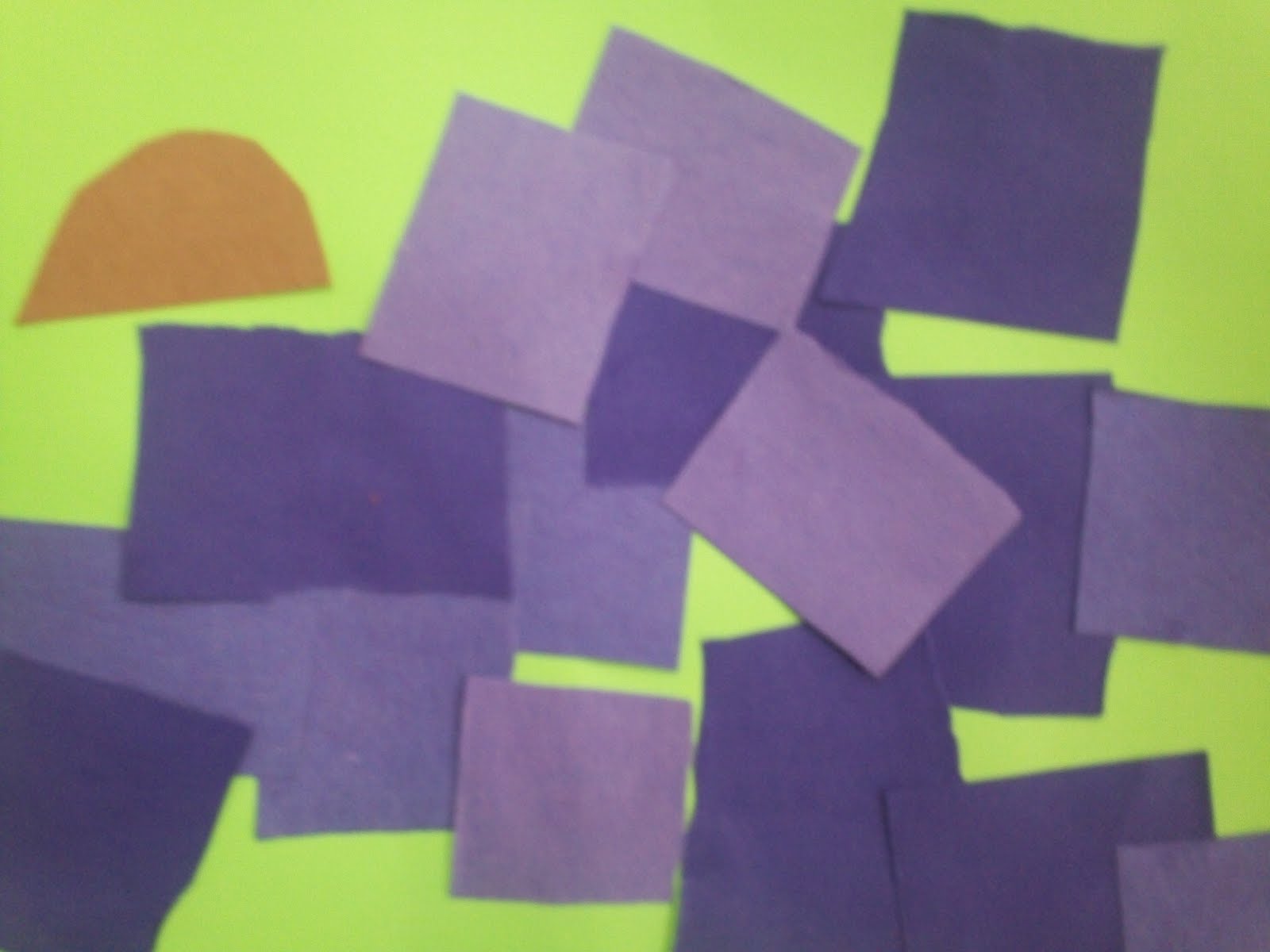 Art With Mr. E: Nonobjective Abstract Collage w/ Focal Point - 2nd Grade