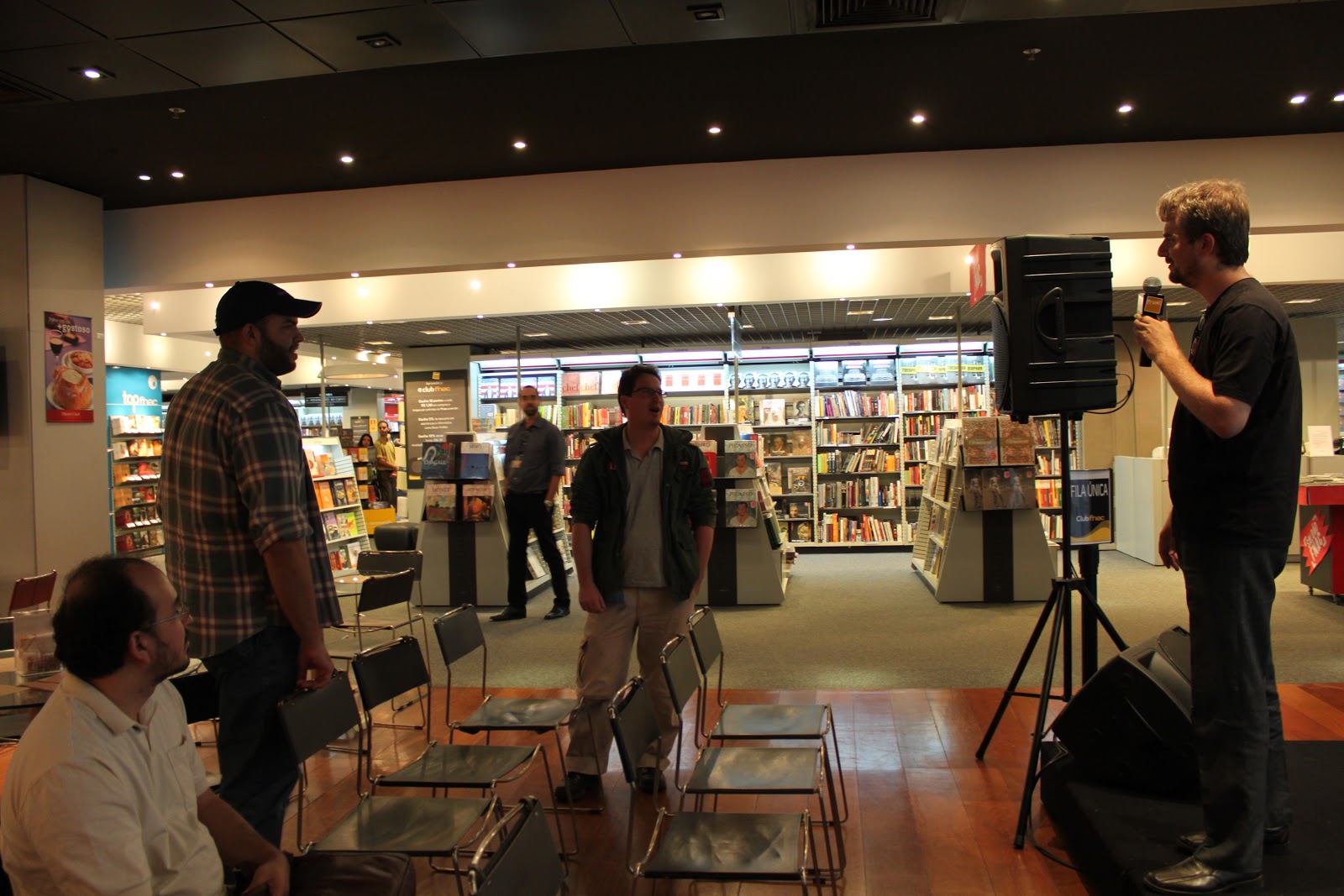 VÓRTEX: Fotos da Palestra na FNAC