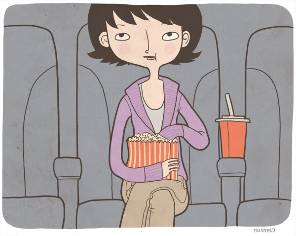 La frase tonta de la semana: Ir sola al cine