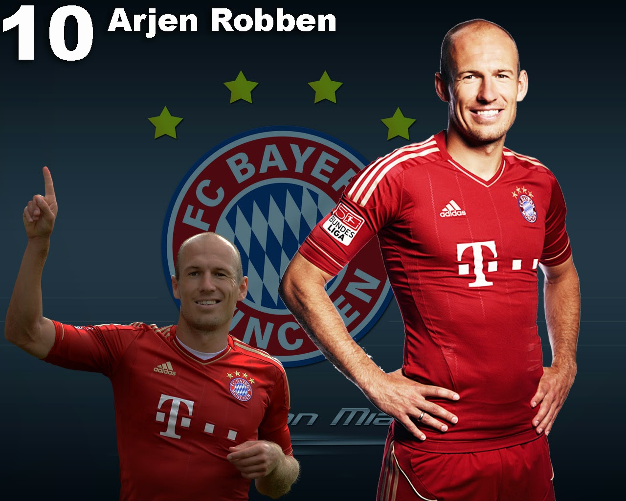 Arjen Robben Wallpaper Munchen - Player Football Wallpaper