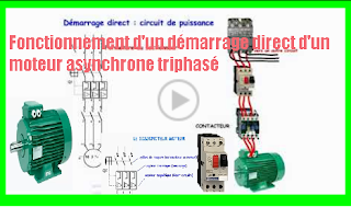 démarrage direct d'un moteur asynchrone triphasé - génie électronique