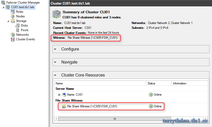 Terry L@u's blog: Windows Server 2012 R2 dynamic quorum enhancement