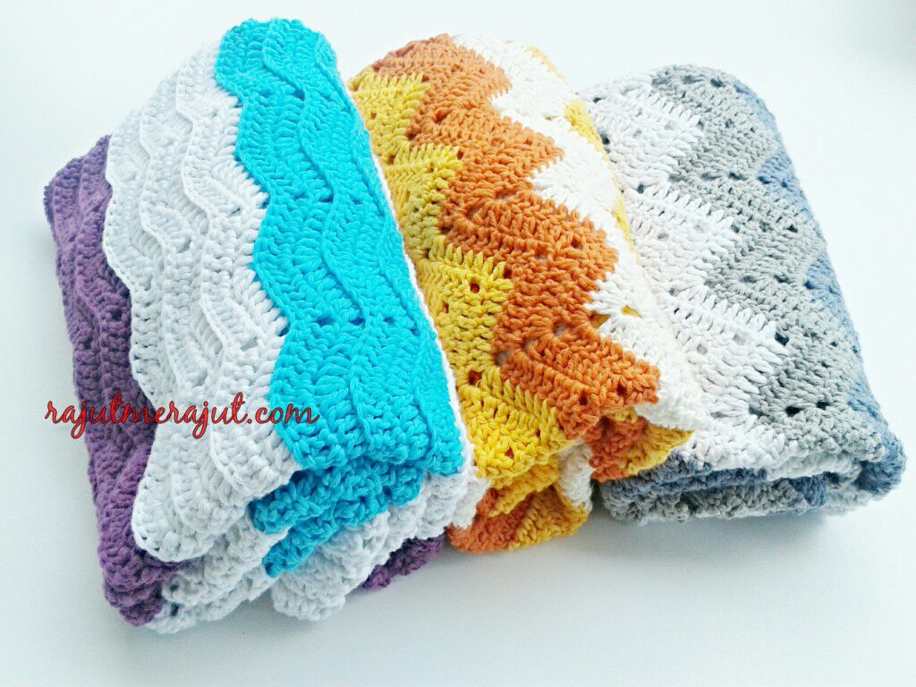 Selimut Rajut untuk Bayi - Rajut Merajut by Perajut Muda