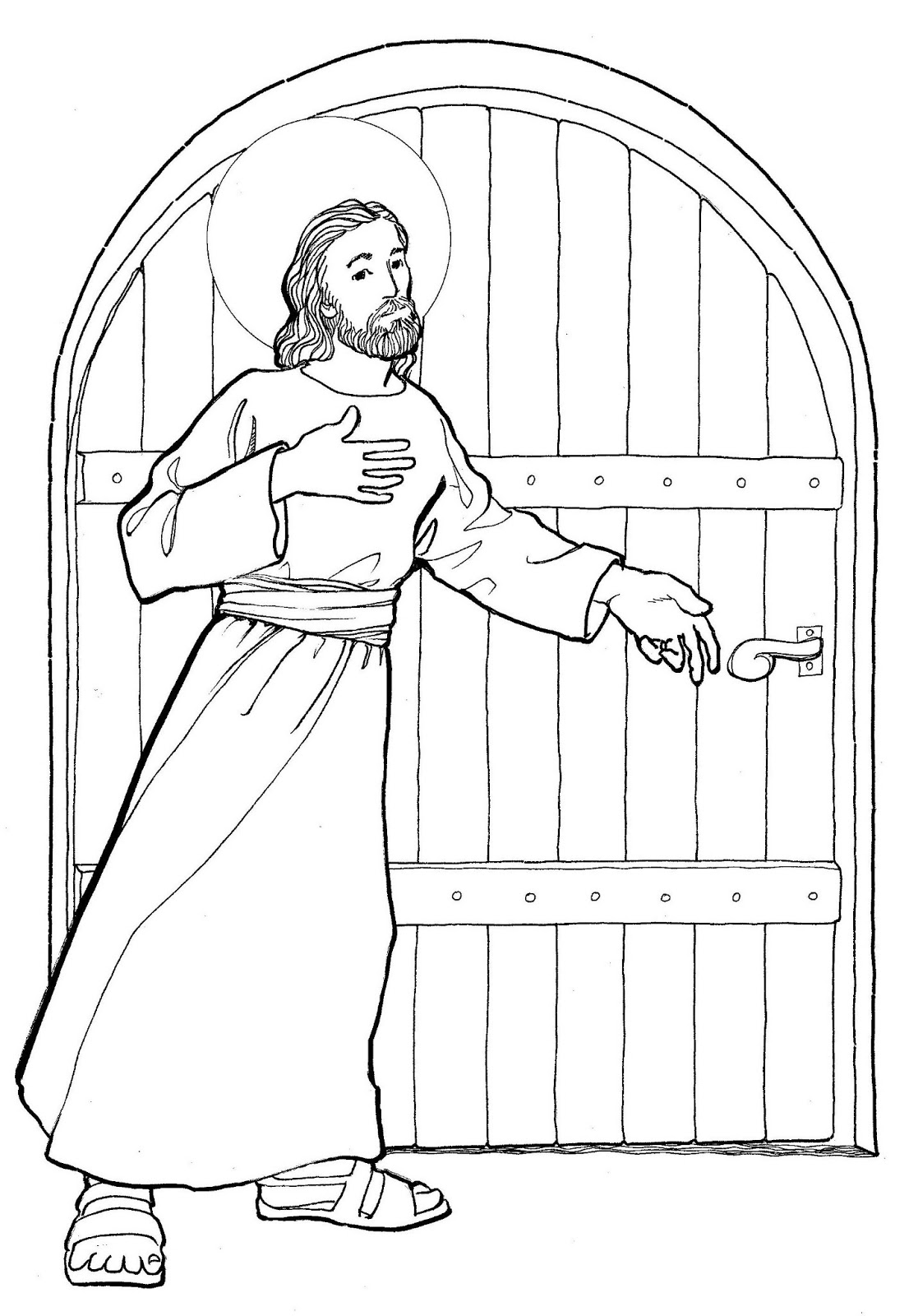 Make a joyful color: John 14:23--29