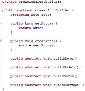 Mi granito de java: Builder