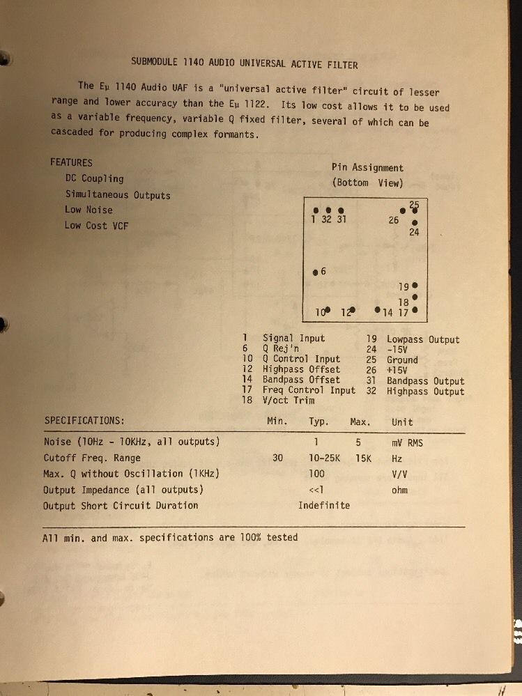 MATRIXSYNTH: 1973 1974 Emu Modular Synthesizer Catalog/Brochure/Price Lists