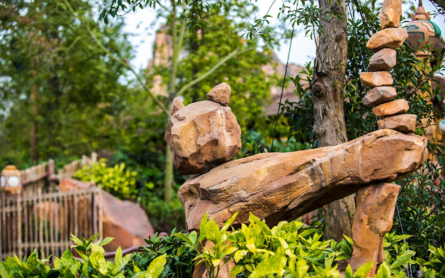 Stone Sculptures in Adventure Isle