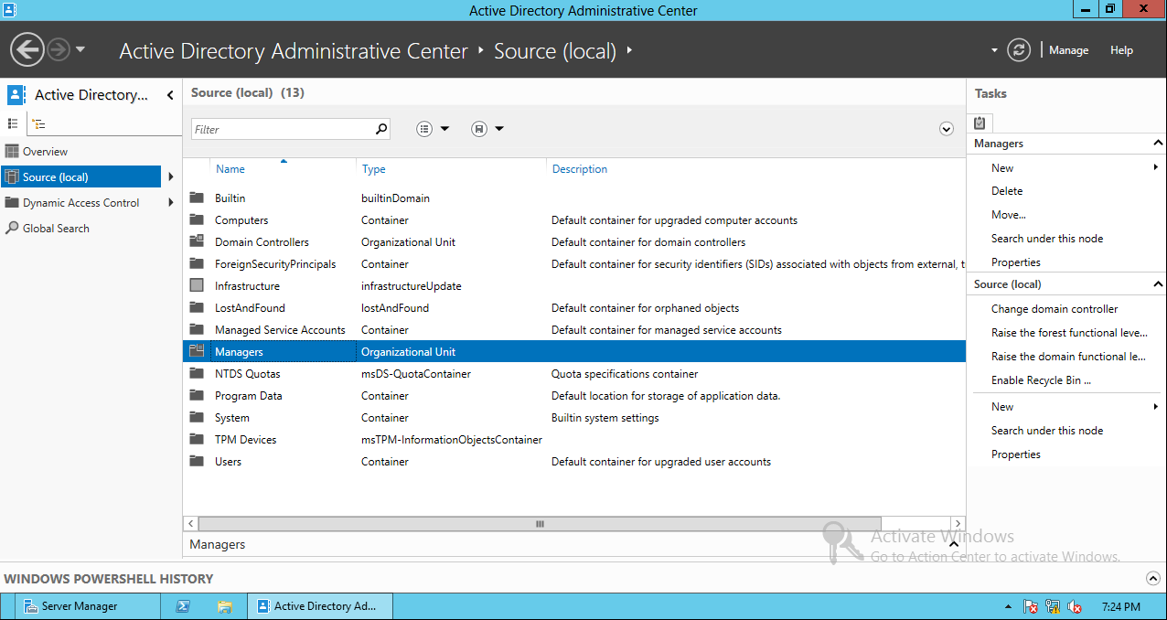 AD Shot Gyan: The Active Directory Administrative Center - Windows ...