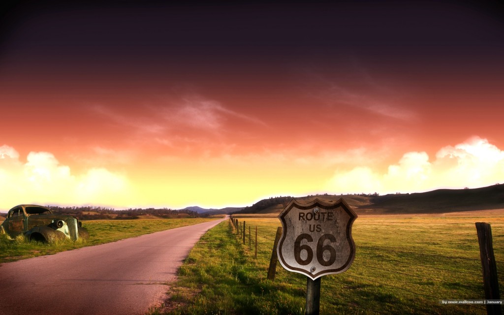 English in Rostand : Route 66: A mythical road