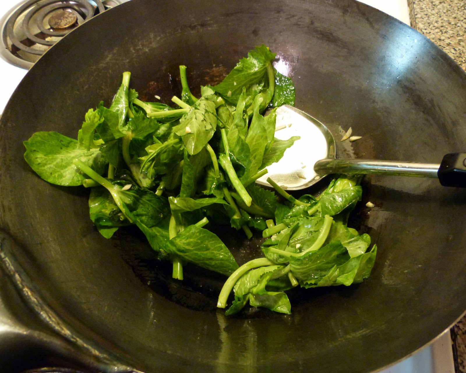 No Free Lunch: Stir Fried Pea Tips (豆苗)