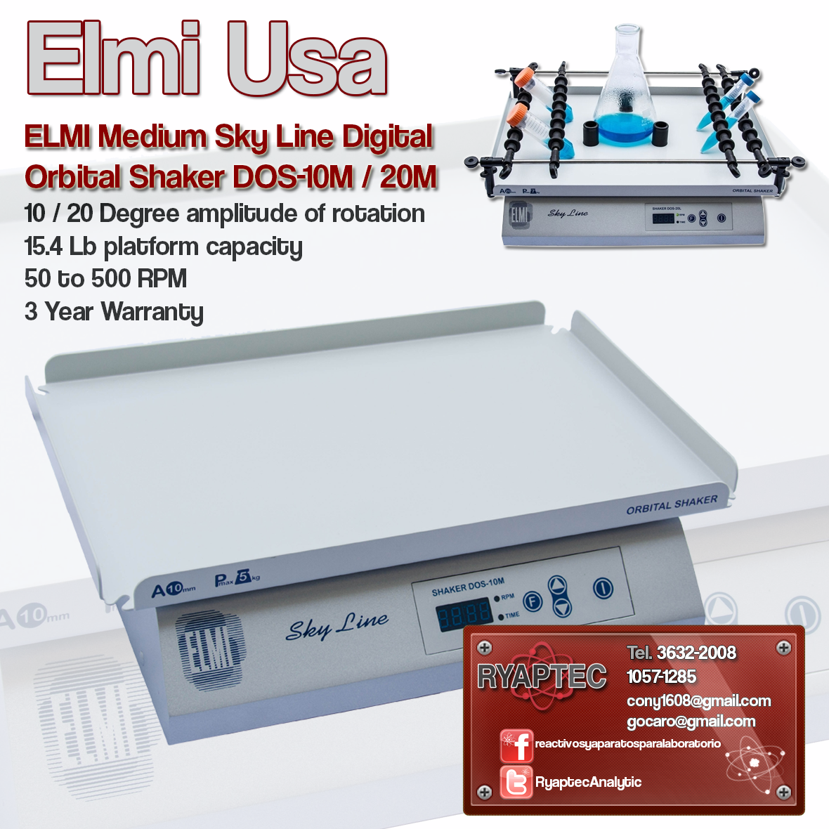 Reactivos y Aparatos Tecnológicos: Marca ElMI ¡Somos Representantes en ...
