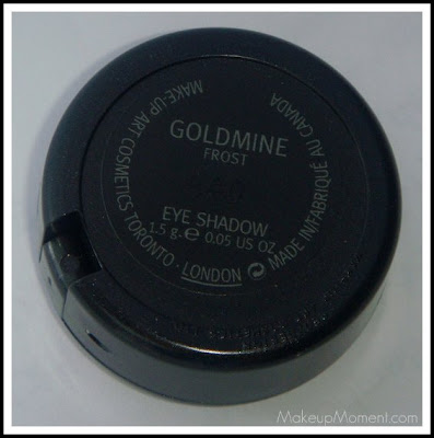MAC Goldmine Eyeshadow - Makeup Moment