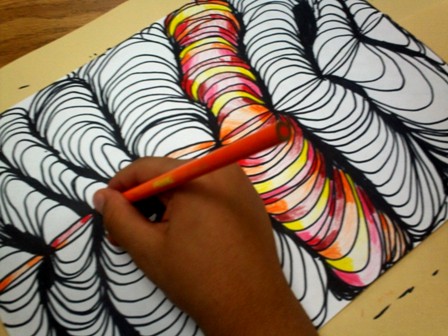 Art With Mr. E: Line Design w/Shading - 4th Grade