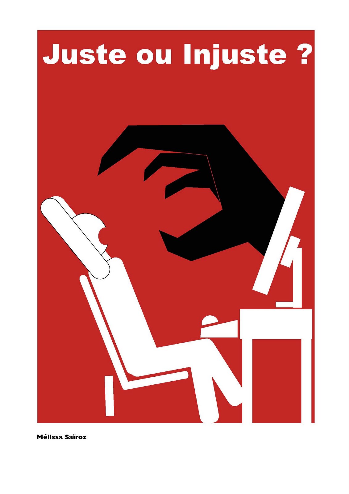 Lycée professionnel Corvisart: Visuels "Juste/Injuste"