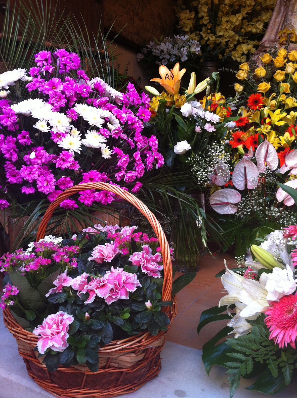 Nos colamos en la fiesta: Con Flores A María